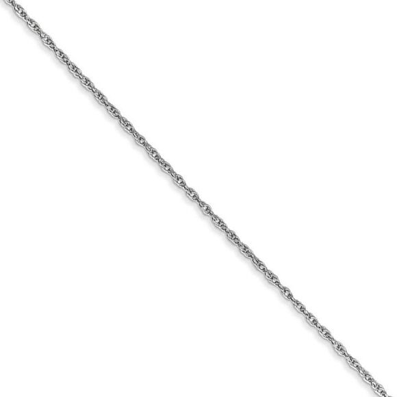 Black Bow Jewelry Co. | Jewelry | 8mm 4k White Gold Baby Rope Chain ...
